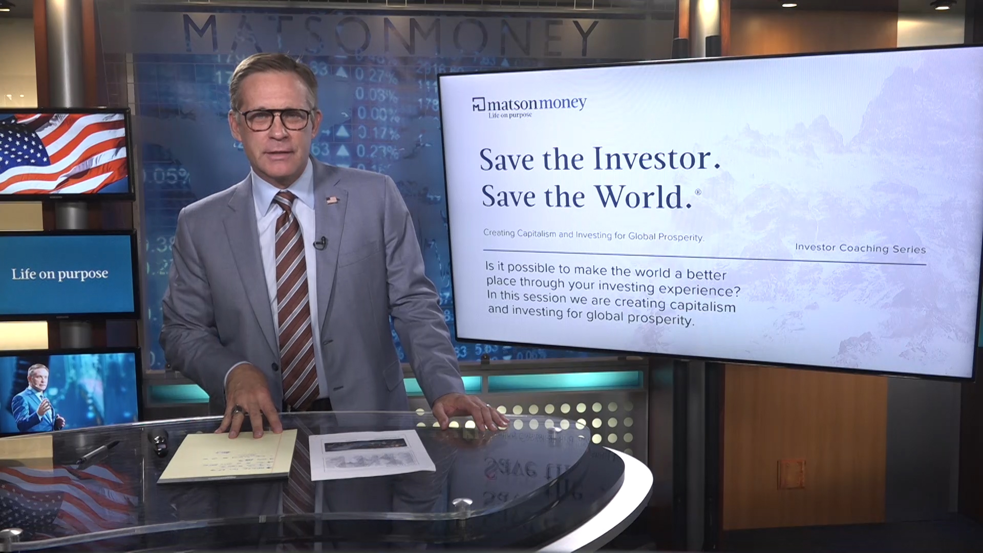 Save the Investor. Save the World. Livestream | Matson Money